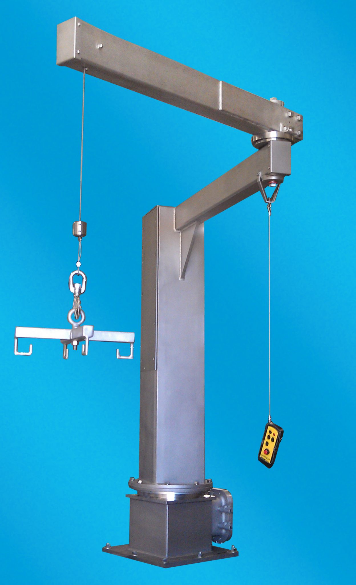 Stainless Steel Articulating Jib Crane Available for Pharmaceutical ...
