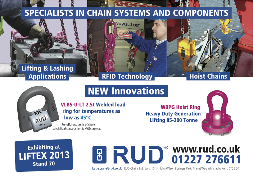 RUD Chains LiftEx Exhibit Packed with Lifting Innovation | Lift and ...