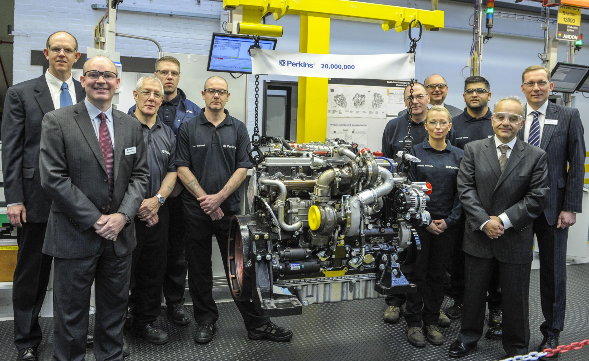 Perkins 20 Millionth Engines Rolls off Production Line | Lift and Hoist ...
