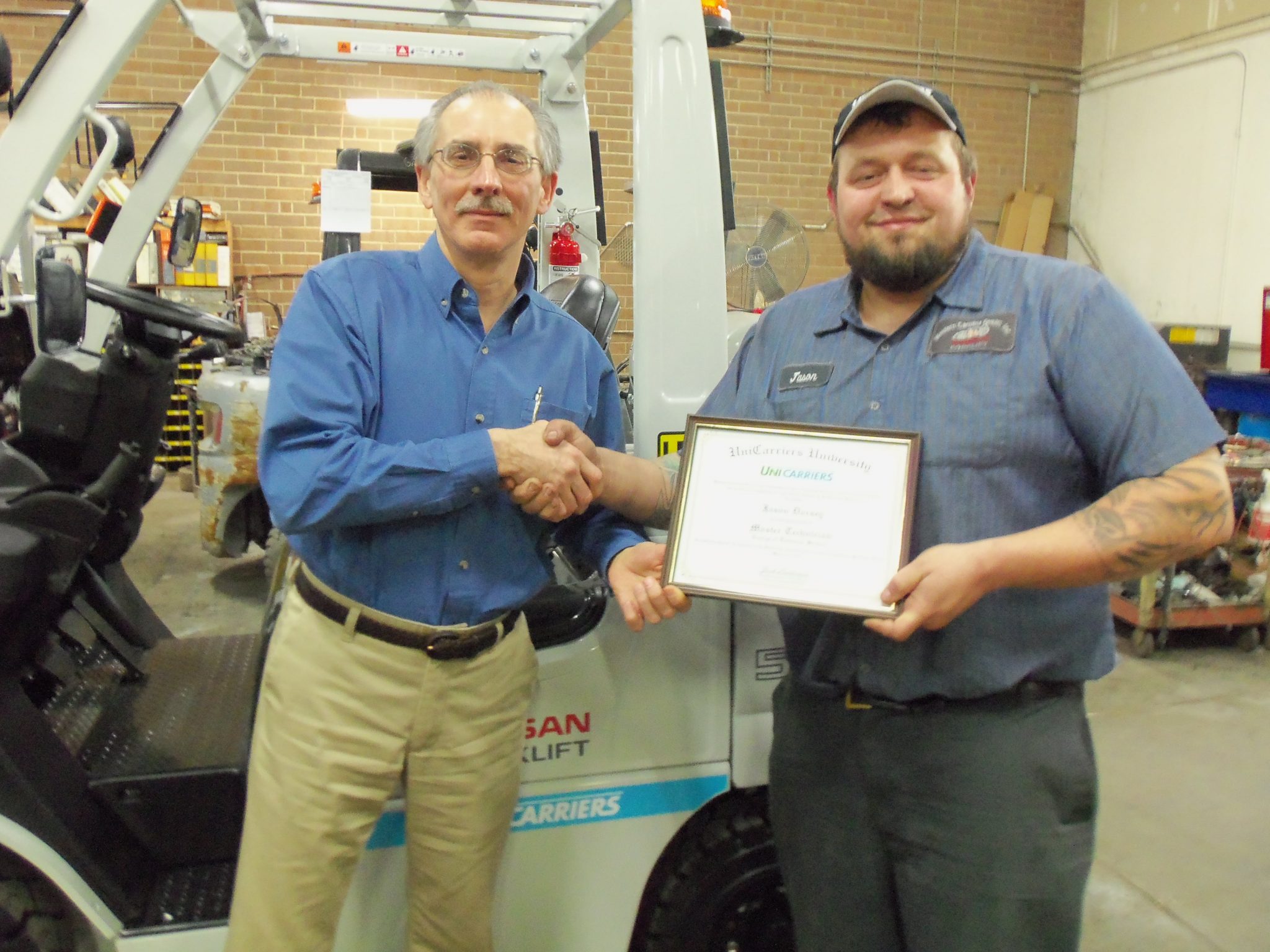 UniCarriers University Certifies First Master Technician | Industry ...