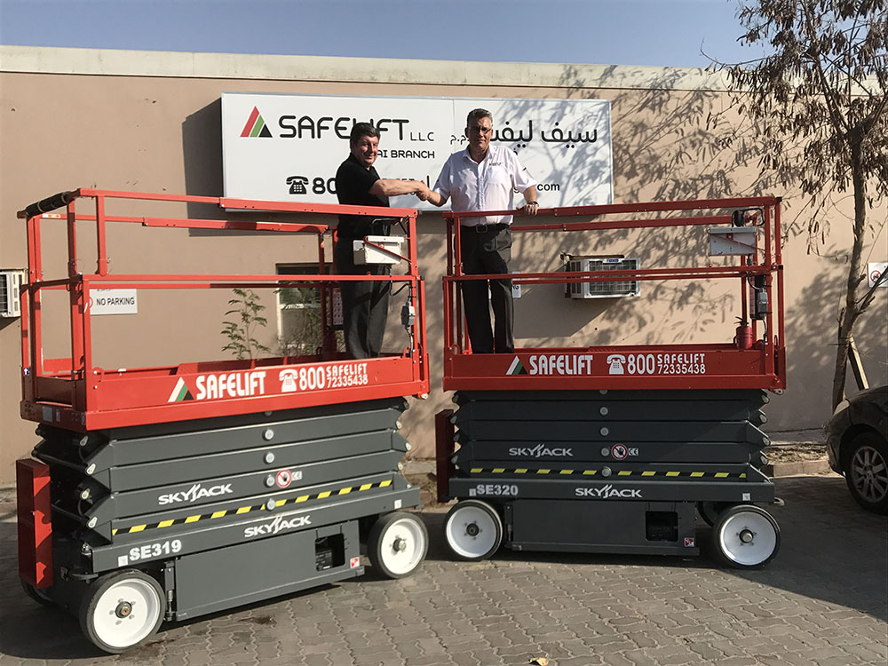 UAE Safelift invests in Skyjack range | Lift and Hoist International ...