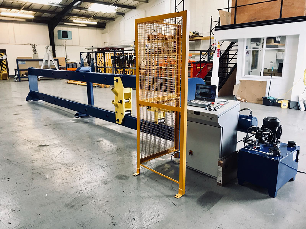 Rope and Sling Installs Lifting Gear Testing Equipment at Warrington ...