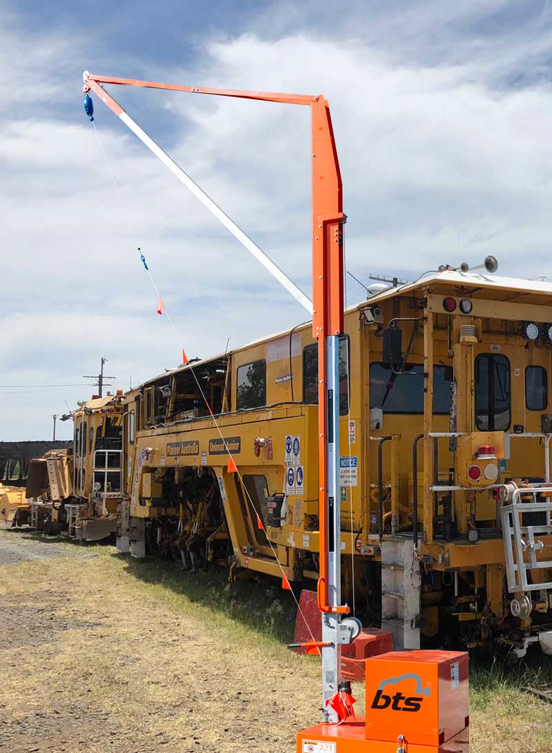 Fall arrest system for safety in rail maintenance | Lift and Hoist ...