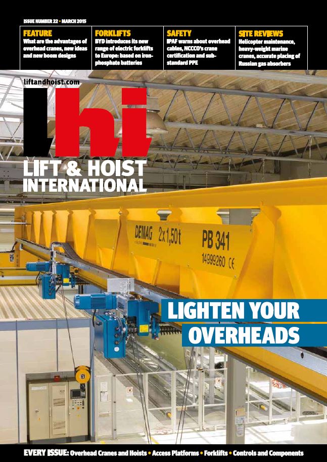 Lift & Hoist International March 2015 | Lift and Hoist International ...