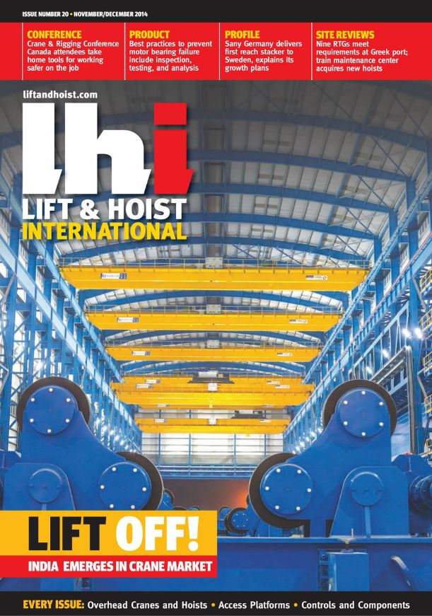 Lift & Hoist International November-December 2014 | Lift and Hoist ...