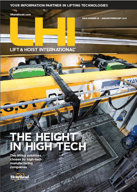 Lift and Hoist International January-February 2016 | Lift and Hoist ...