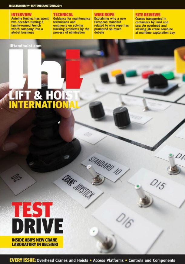 Lift & Hoist International September-October 2014 | Lift and Hoist ...