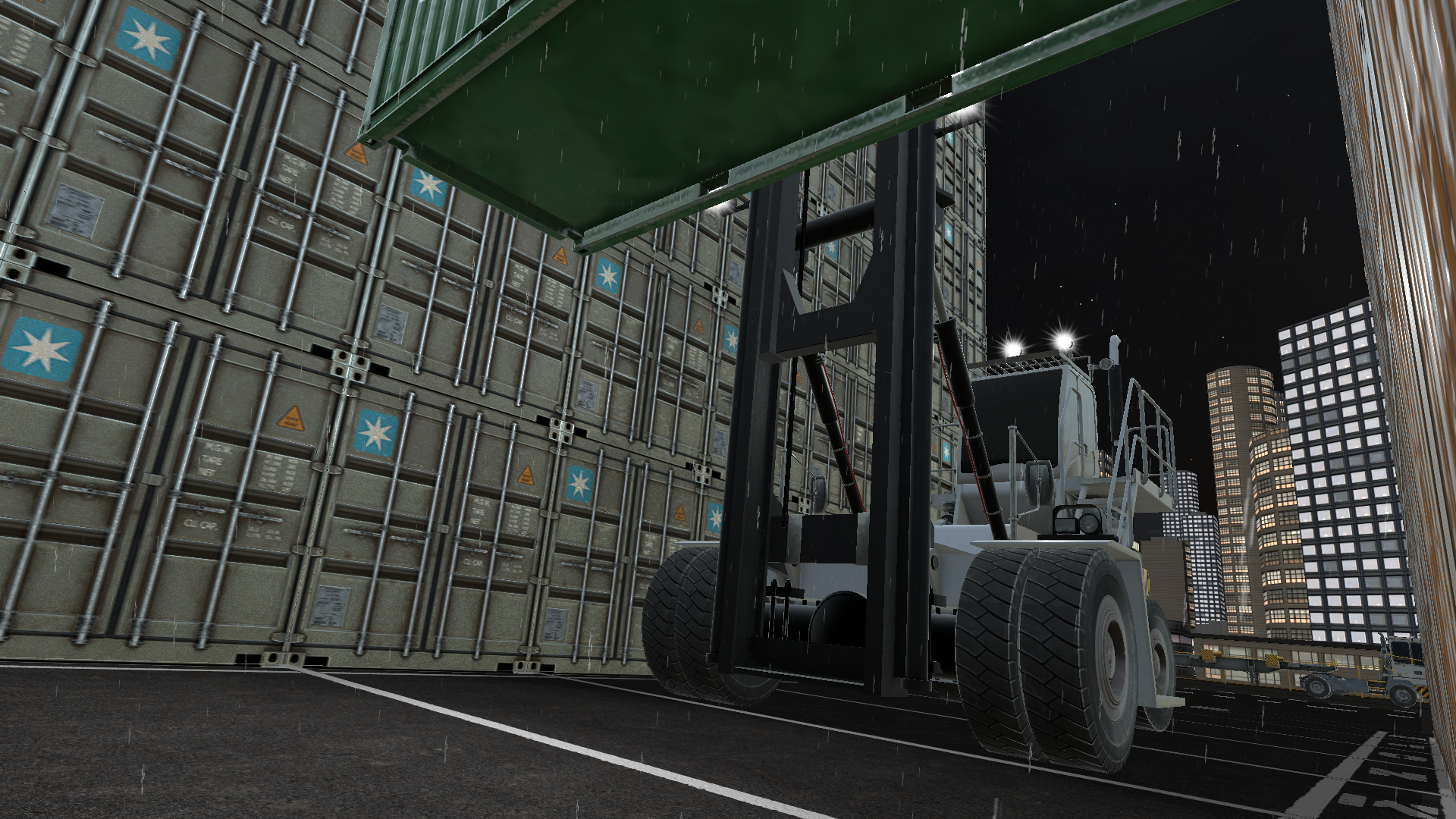 New empty container handler operator training simulation from CM Labs ...
