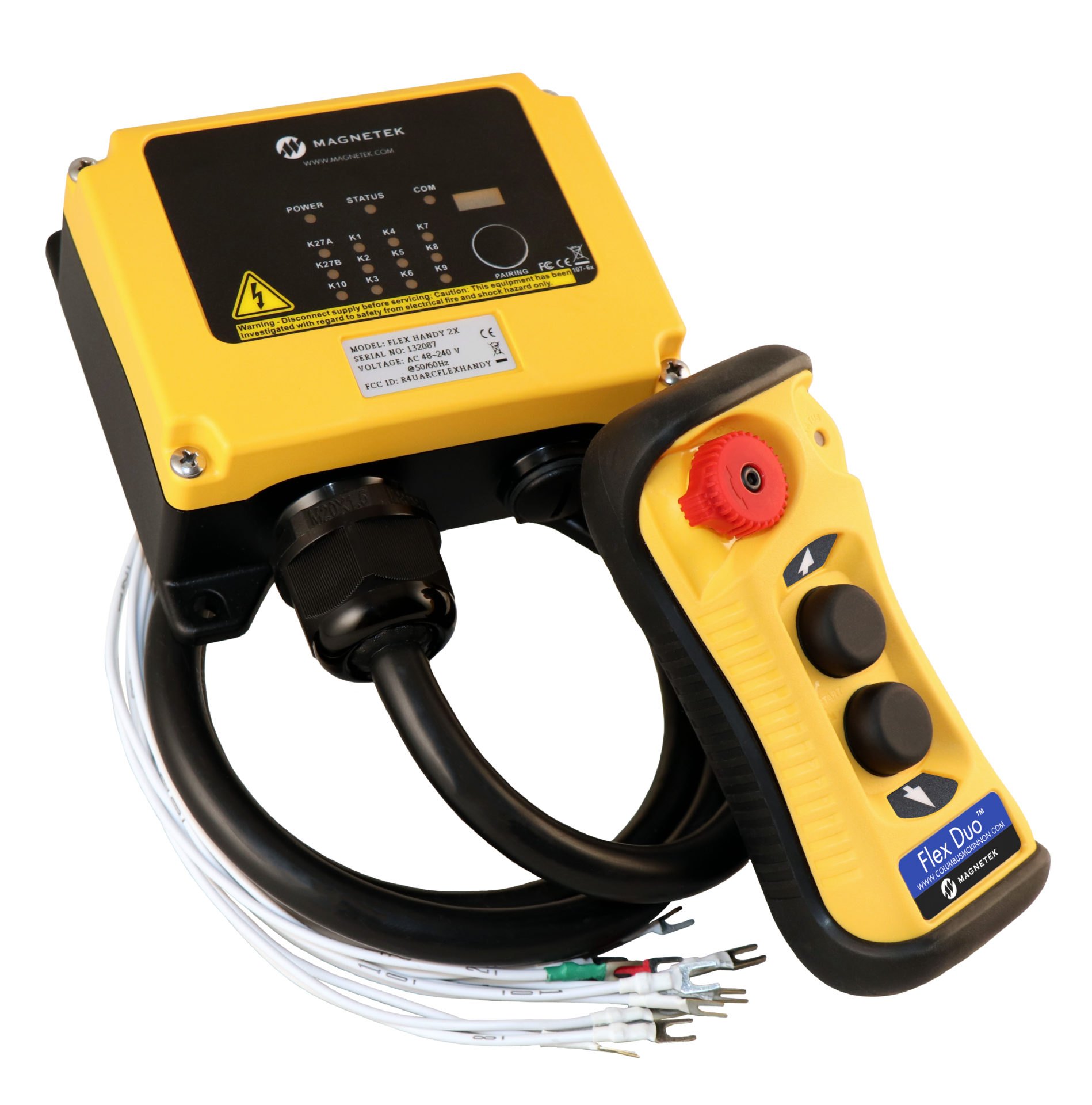 New Magnetek Flex Duo radio remote control | Lift and Hoist ...