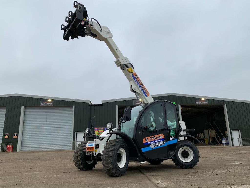 M O’Brien purchases two Faresin electric telehandlers | Lift and Hoist ...