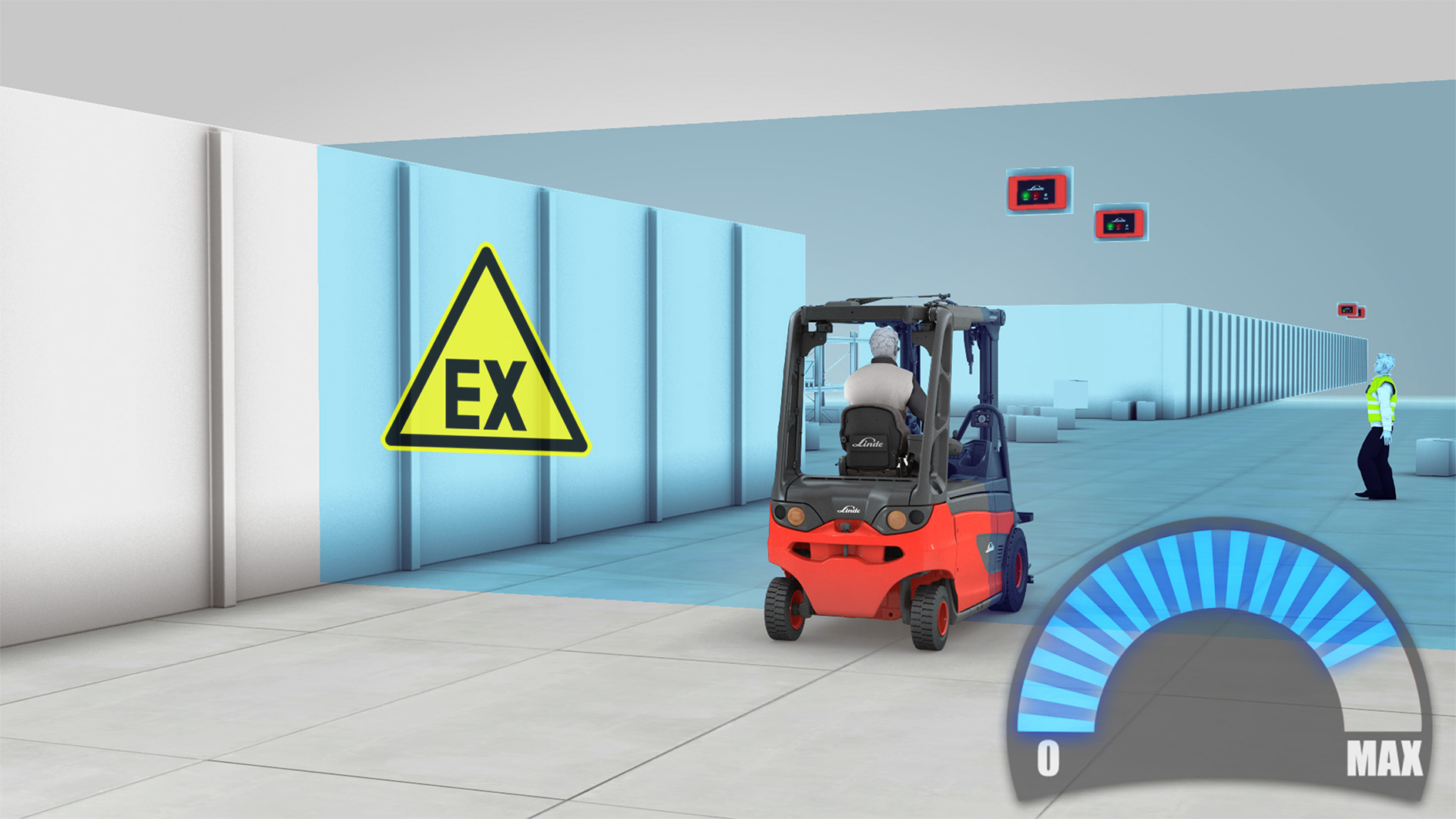Safety Guard for forklifts in ATEX 2/22 zones | Lift and Hoist ...