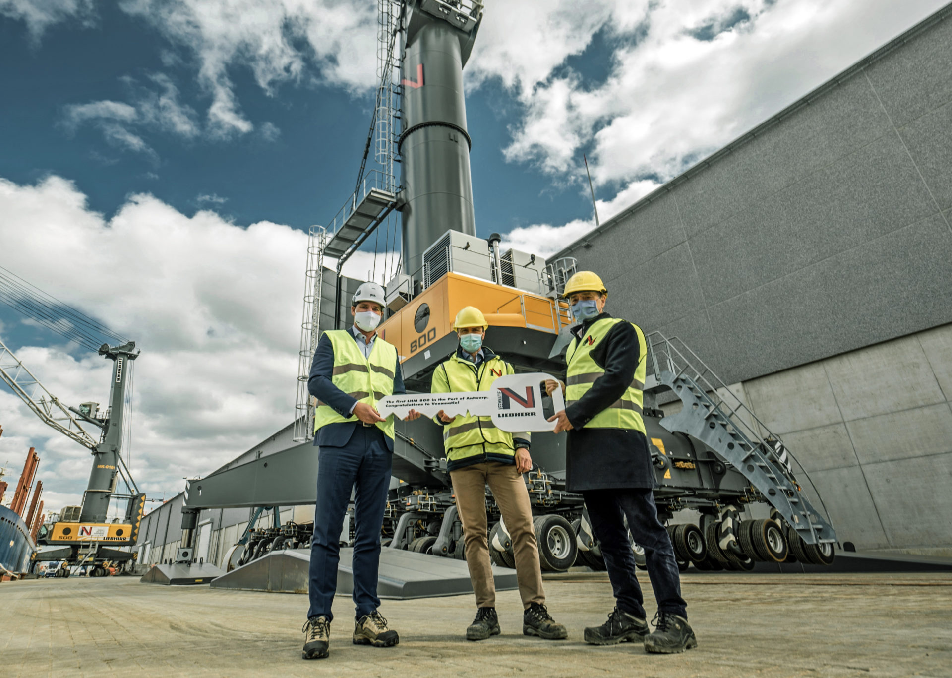 Liebherr LHM 800 takes Veemnatie to new heights | Lift and Hoist ...