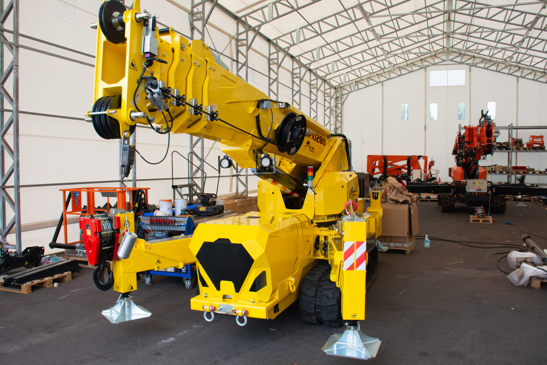 Jekko’s special SPX1280 takes to the air | Lift and Hoist International ...