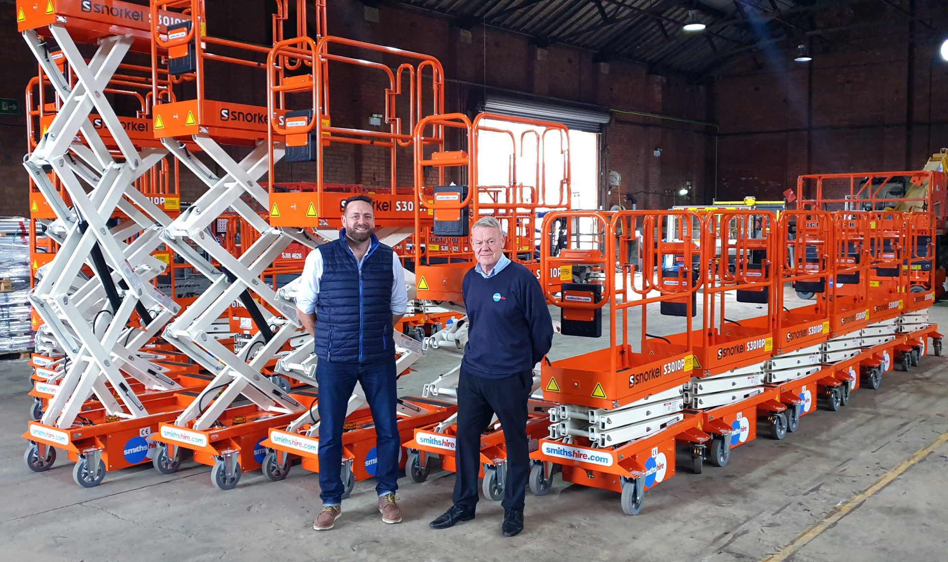 Twenty push-around scissors for Smiths Hire | Lift and Hoist ...