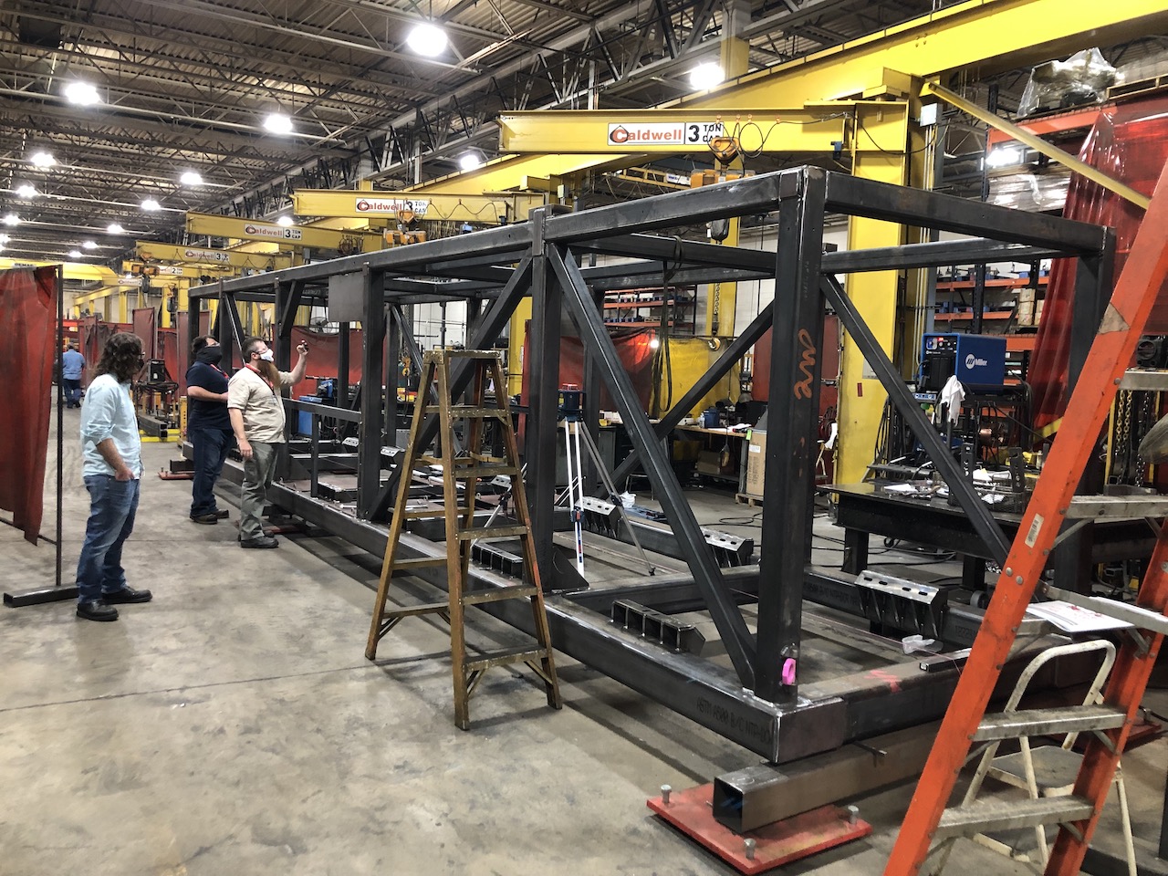 Caldwell manufactures transportation frame for cryomodules | Lift and ...