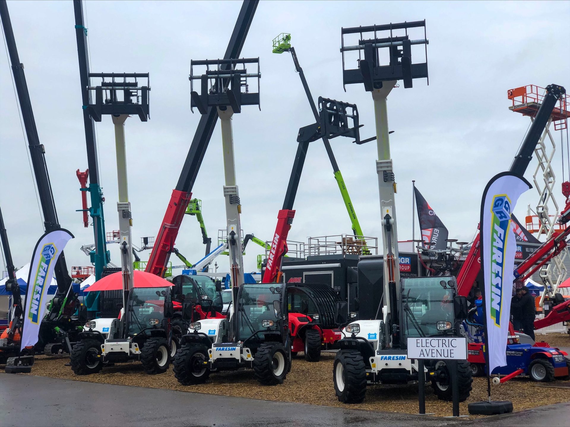 GGR shows Faresin telehandler battery range | Lift and Hoist ...