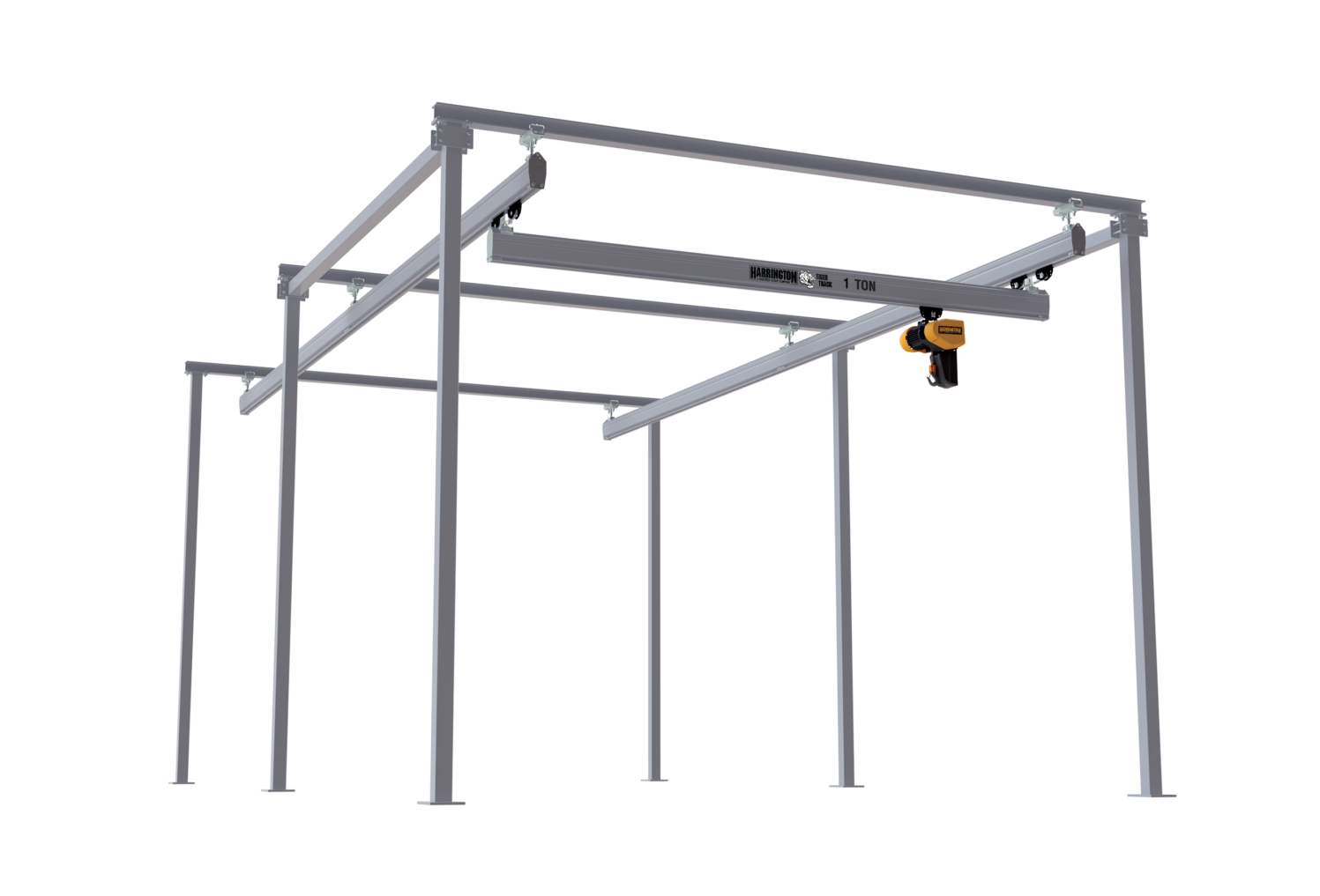 New Tiger Track freestanding workstation cranes from Harrington | Lift ...