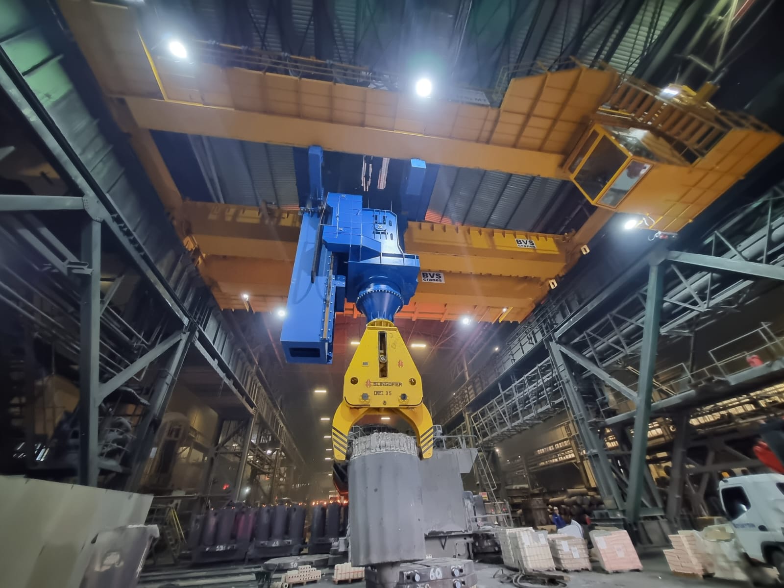 Flawless ingot handling | Lift and Hoist International | Industrial ...
