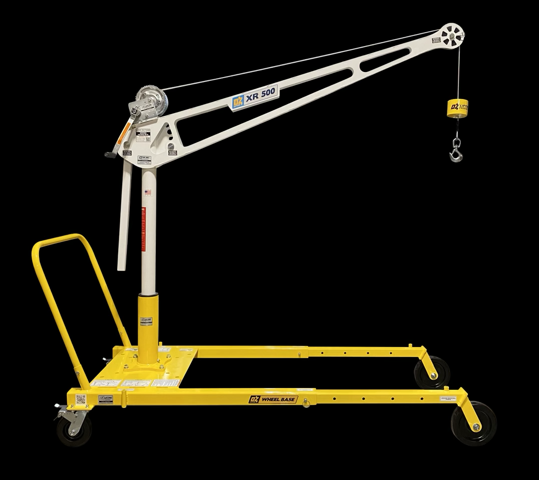 OZ Lifting launches davit crane wheel base | Lift and Hoist ...