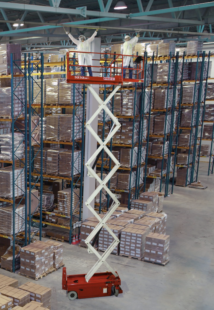 Scissor driving at 38ft | Lift and Hoist International | Industrial ...