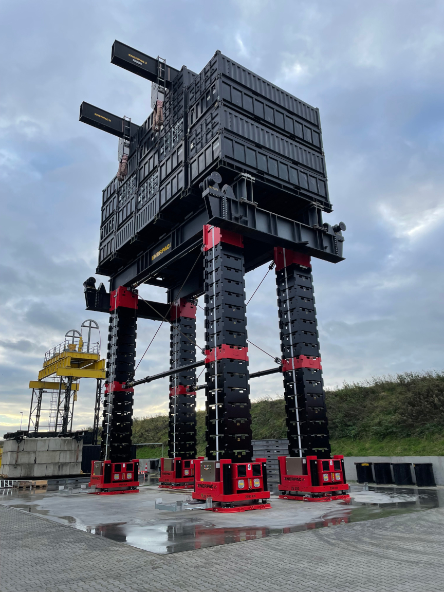 LASTRO takes Enerpac Jack-up to new heights | Lift and Hoist ...