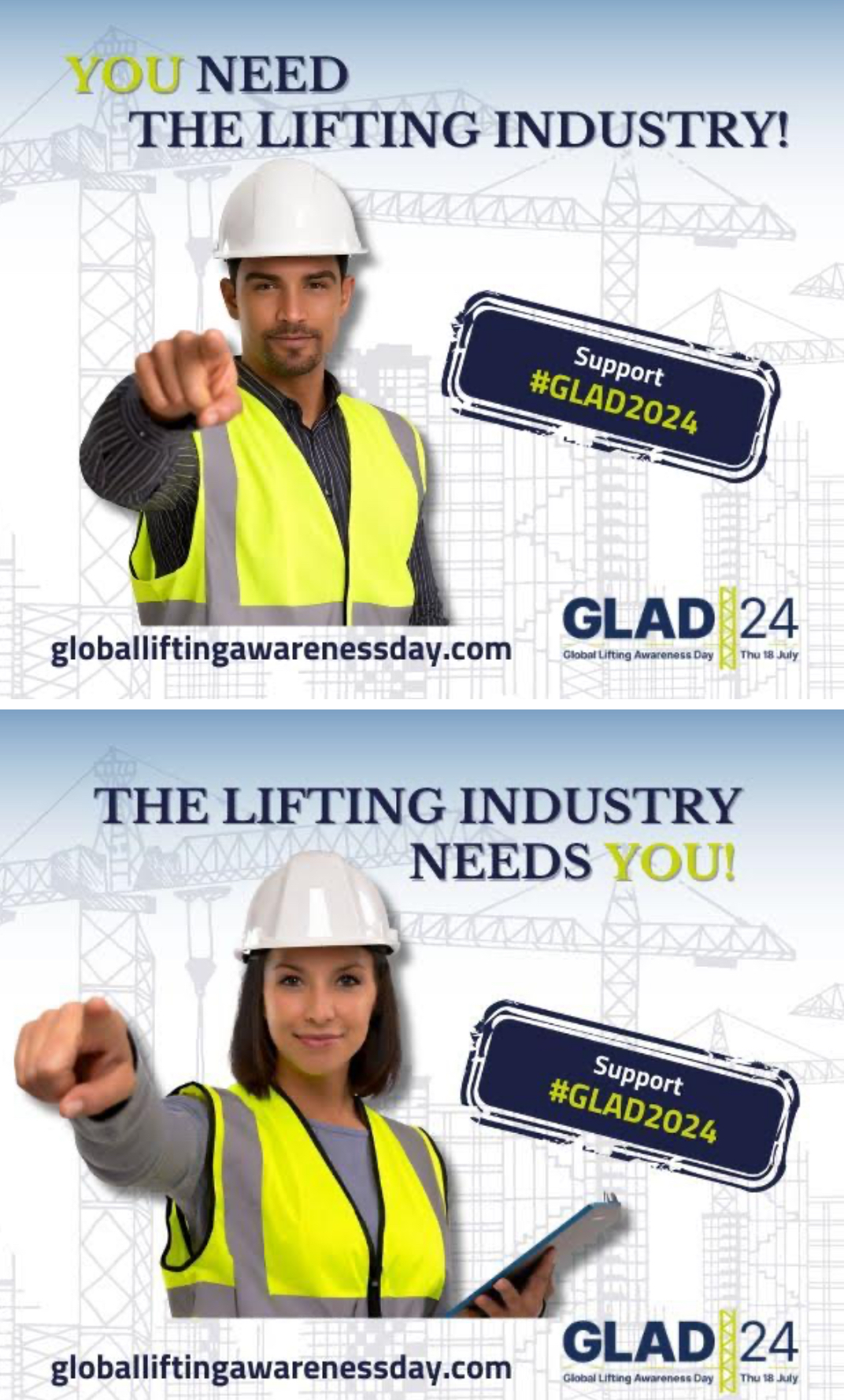 End users join #GLAD2024 campaign | Lift and Hoist International ...