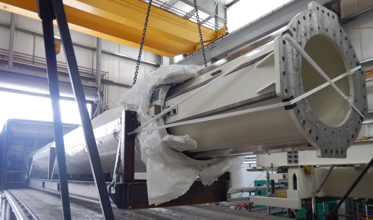 CP&A designs four-rail stacker crane for aerospace facility | Lift and ...