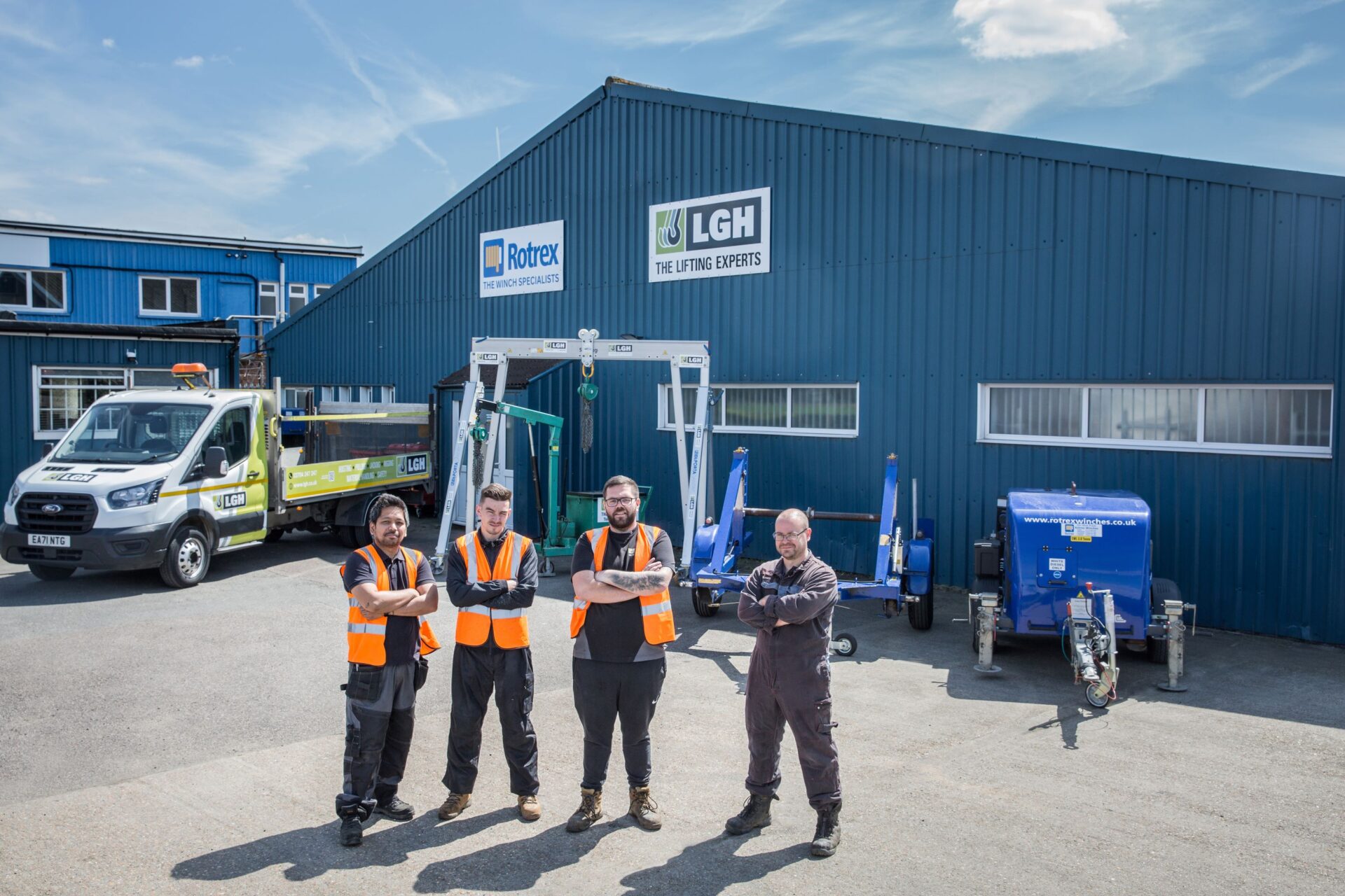 LGH & Rotrex open new warehouse SE London | Lift and Hoist ...