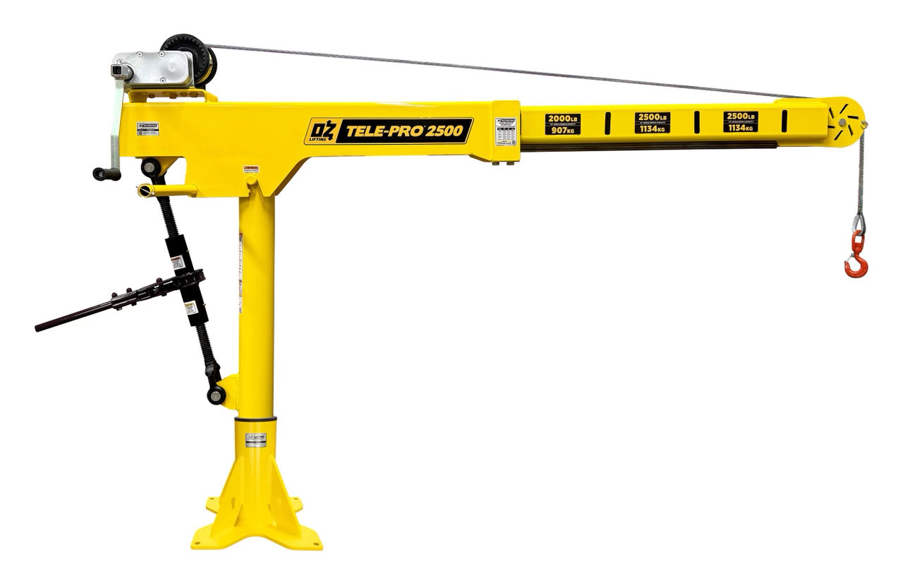 Oz Lifting relaunches Tele-Pro davit crane | Lift and Hoist ...