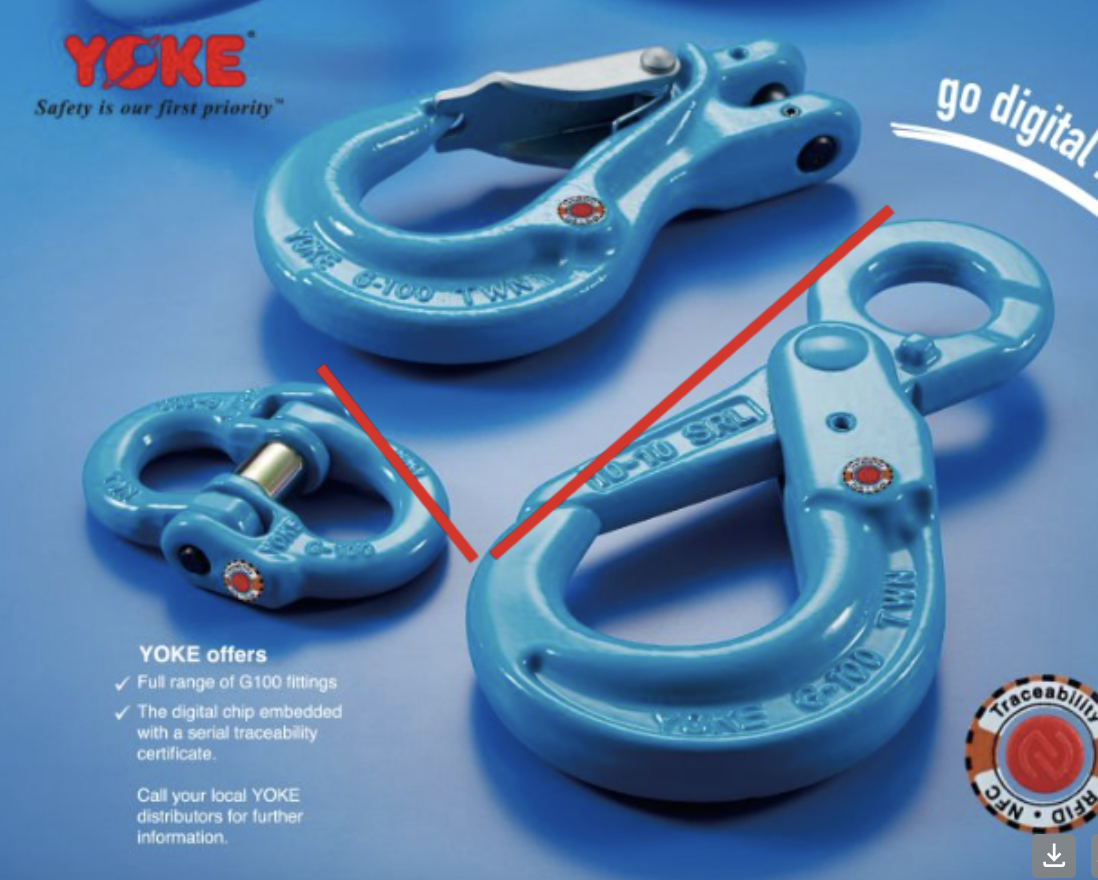 Yoke bolsters global stock of Eye Self-Locking Hooks | Lift and Hoist ...
