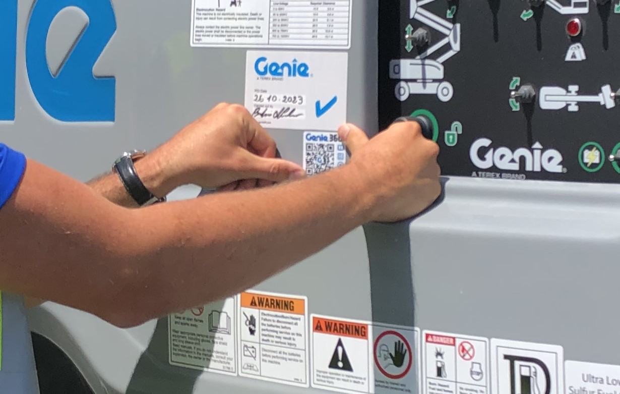 QR codes give easier access to Genie service support | Lift and Hoist ...