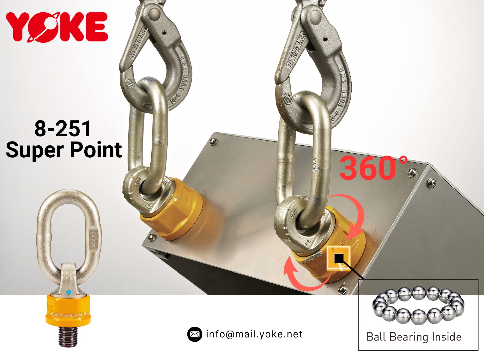 Yoke Super Point for automatic load alignment | Lift and Hoist ...